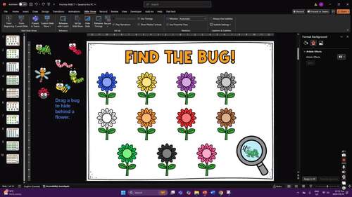 Insect Digital Hide and Seek | Find the Bug | Letters Numbers Shapes Colors