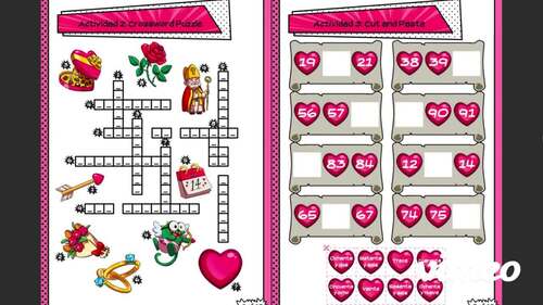 Spanish Worksheets for Valentine's Day Vocabulary by Kids' Club Spanish