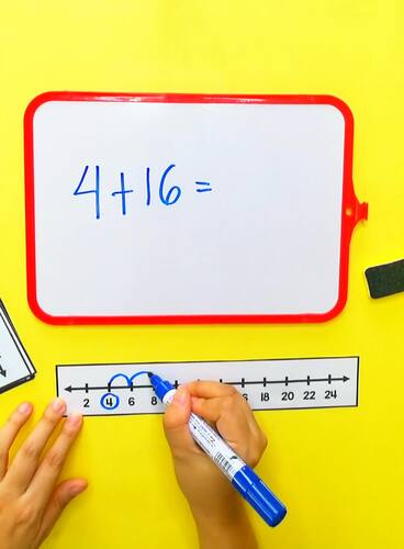 Skip Counting Number Line Addition and Subtraction by The Joy in Teaching
