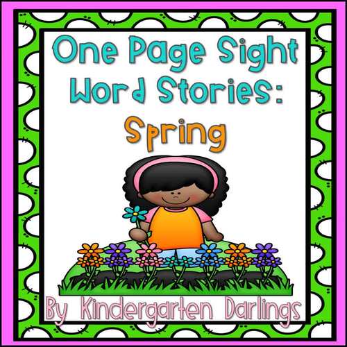 Emergent Readers for Spring No Prep by Kindergarten Darlings | TPT