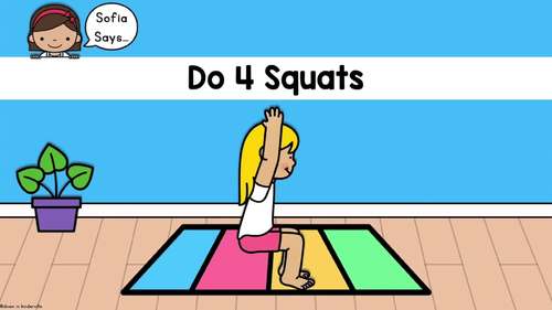 Sofia Says! Simon Says Math Game | Morning Meeting Activity | TPT