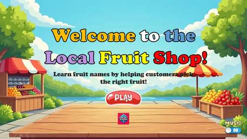 Local Fruit Shop – Interactive Fruit Vocabulary Game | Click & Learn ...