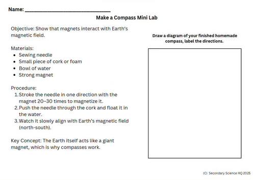 Electromagnets, Electric & Magnetic Forces Google Slides Labs and ...