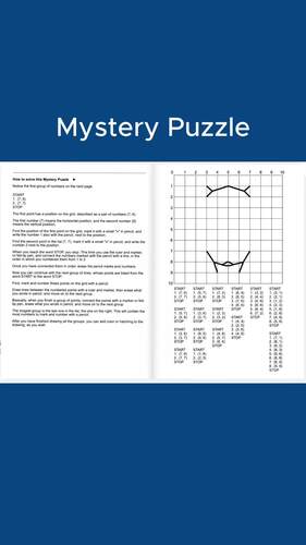 Mystery Puzzle | Set of 5 | - Coordinate Plane - Pen & Paper Activity