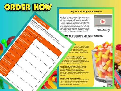 Candy Corn Commerce Fun Halloween Project! by TEaCH WITH ME DR T