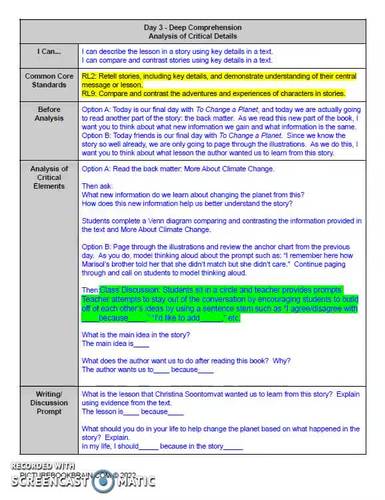 To Change a Planet by Christina Soontornvat Lesson Plan & Google Activities