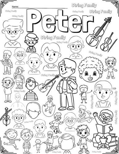 doctors instruments coloring pages