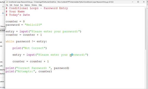 Conditional Loops in Python–Intermediate Coding Lessons for Middle ...