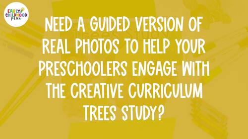 Trees Study GUIDED Edition Real Photos for The Creative Curriculum