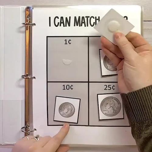 Money Math Visual Task Cards Counting Coins and Bills Money Special ...