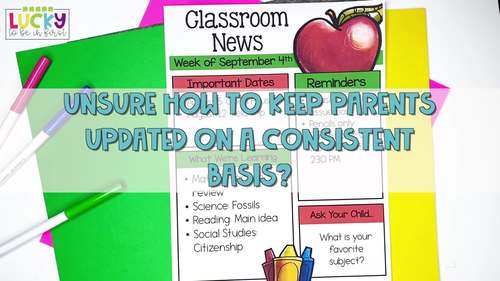 Editable Classroom Newsletters Templates | Weekly & Monthly Newsletter ...