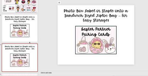 Easter Theme Partner Pairing Cards - Classroom Management | TPT