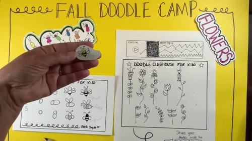 Daily Brain Warm-Ups with Directed Drawing – Bee Edition by Rebekah Sayler