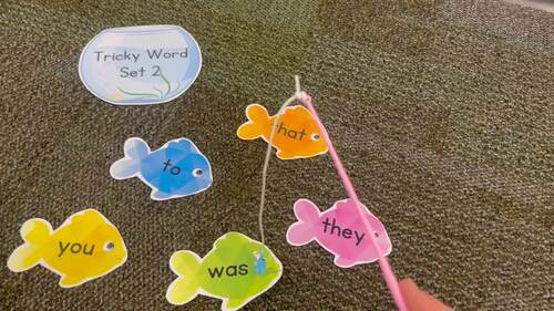 Tricky Word Fishing: Year Two Sets 1-7 (Initialit aligned) by Chalk and ...