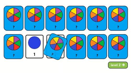 Equivalent Fractions Pairs Game by little big school | TpT