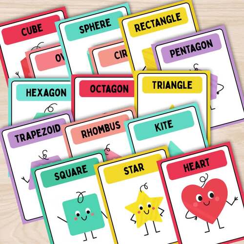 Whimsical Shapes Posters | Preschool & Kindergarten Classroom Decor ...