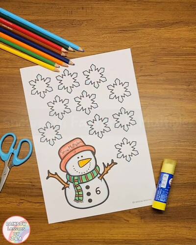January Math Crafts | Factors and Multiples Game | Winter Math Craft ...