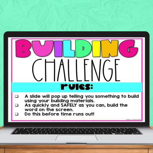 Morning Meeting Digital Games - STEM BUILDING - Digital Fun Friday Games