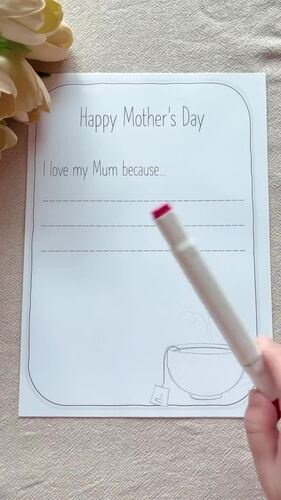 Mother's Day Printable Activities for Writing or Craft | TPT