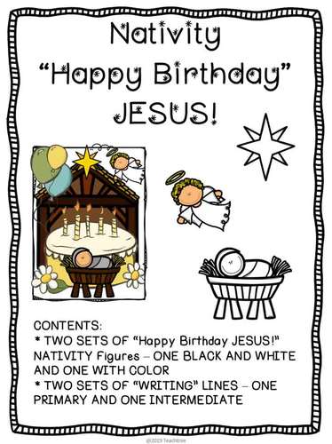 Celebrate the Birth of Jesus with our Easy Craft Activity by Teachtree