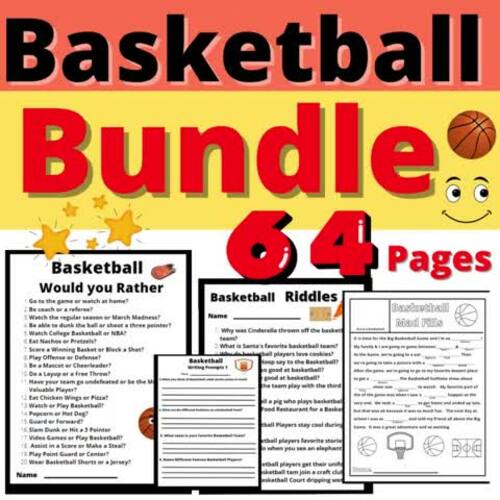 Basketball Bundle Trivia Resources Lessons Activities No Prep March