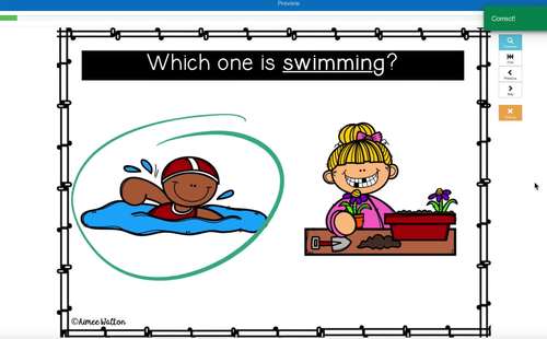 Early Language Verbs Speech Boom Cards™ by Aimee Walton | TPT