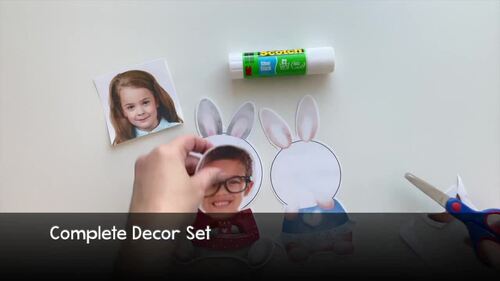 Spring and Easter Bunny Interactive Decor Activities | Photo Craft ...