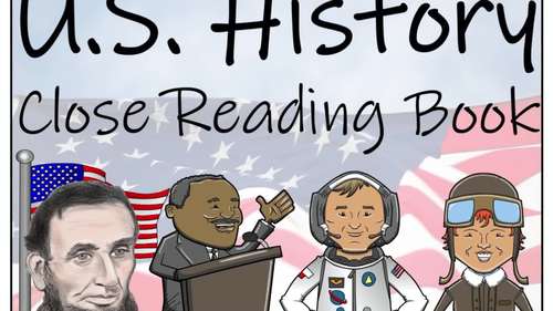 U.S. History Close Reading Comprehension Activity Book | 5th Grade ...