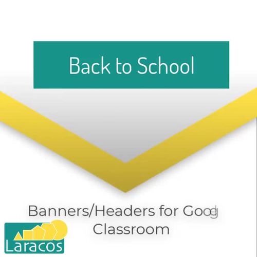 Back to School Animated Banners/ Headers for Google Classroom by Laracos