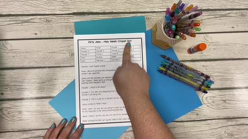 Chapel Skit Holy Week for Junior High by Teach by Faith | TpT