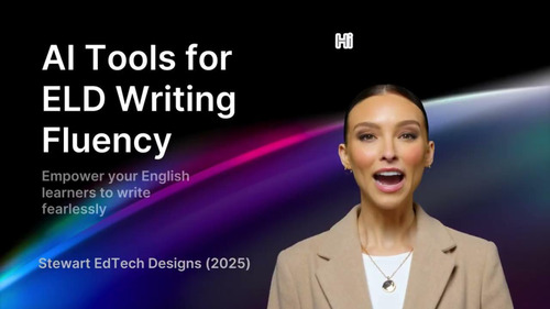 AI Tools for ELD Writing Fluency-Support with Editable Templates