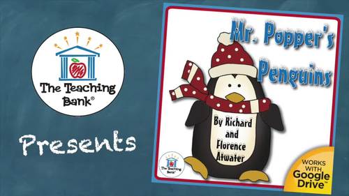 Mr. Popper's Penguins Novel Study Book Unit by The Teaching Bank