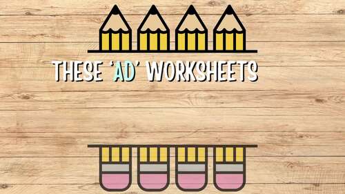 Digraph 'Ad' Word Worksheets | Phonics Letter Blending 'Ad' | Easy 'Ad ...