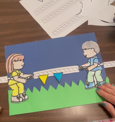 Field Day Craft - Tug of War - Moveable and Interactive | TPT