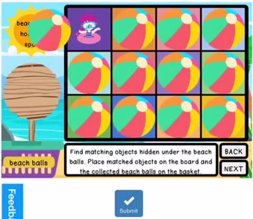 Summer Pairs Visual Discrimination, Memory and Recognition Deck | TPT