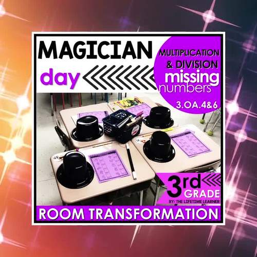 Multiplication and Division Missing Factors | Magician Room Transformation