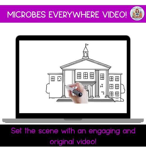 Micro-organisms Scavenger Hunt, Task Cards, Reading Comprehension Grade 6