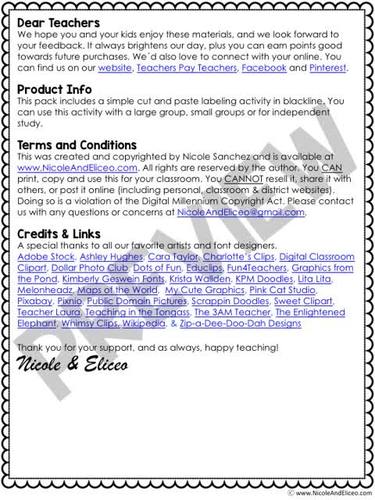 Parts of a Bat Interactive Worksheet Activity + FREE Spanish by Nikki ...