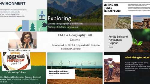 CGC1W - Grade 9 - Exploring Canadian Geography - Full Course by Saman ...