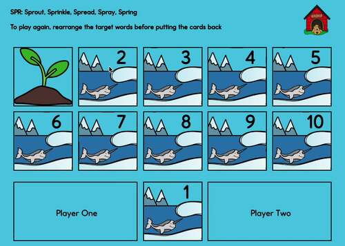 Digital Arctic Animal Complex Clusters Articulation Memory Game | TPT