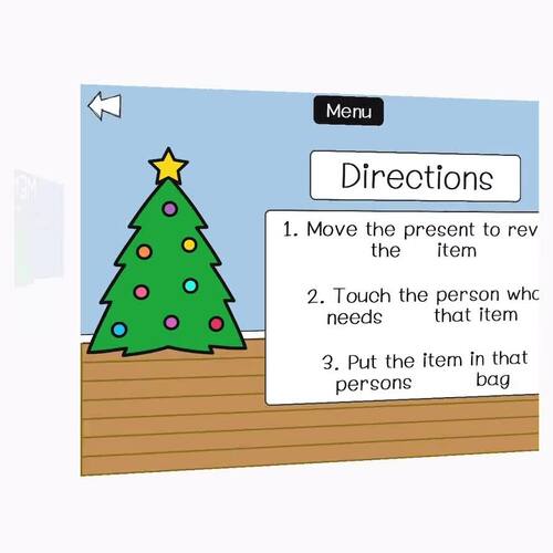 December Language Activity | Boom Cards for Speech by Speechin Made Easy