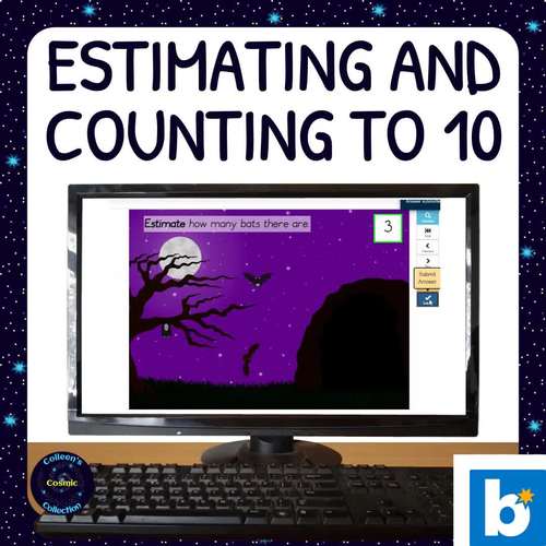 Halloween Estimating and Counting to 10 Activity Digital Boom™ Cards