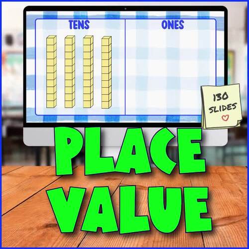 130 Place Value Fluency Slides with Brain Breaks! Base Ten Blocks
