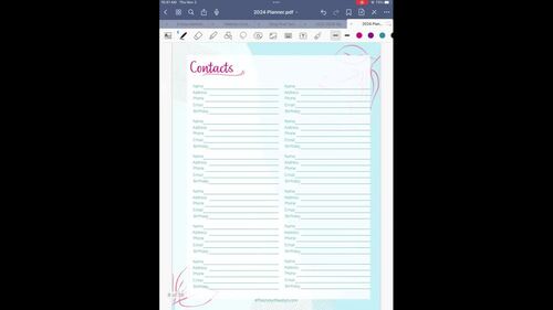 2024 Digital Planner / 2024 Printable Planner Yearly, Monthly, Weekly ...