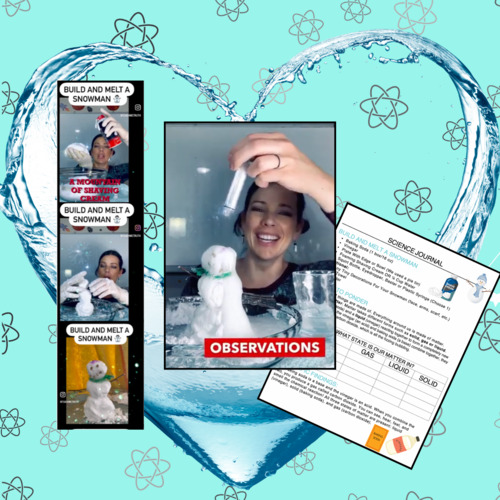 Science Lesson: Build and Melt a Shaving Cream Snowman by Teach Me Truth