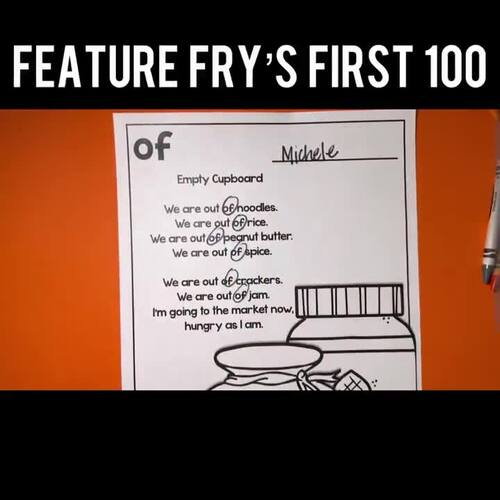 Sight Word Poems (Fry's First 100) by Ready to go Teacher | TPT