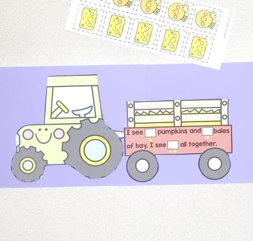 FALL Math Craft | Pre Addition to 10 | Picture Addition Fall Pumpkin ...