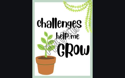 Growth Mindset Posters | Bulletin Board Classroom Decor by science4middles