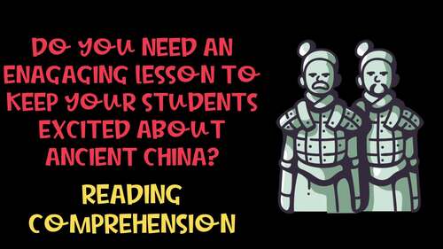 Ancient China Reading Passages Questions Annotations Chinese Dynasty ...