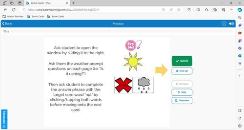 Core Word of the Week: NO/NOT Printable & Digital Activities | TPT